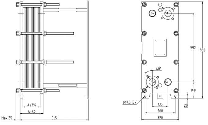 Tranter GX12 Plate Heat Exchanger Gaskets Seals