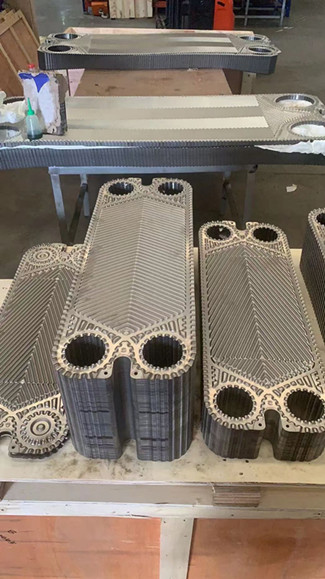 Tranter GX26 Diagonal Type PHE Gasket With AISI316L Material Plate