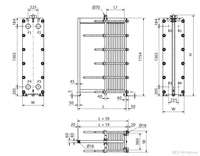 Sondex S47 S47A Heat Exchanger Seals For Milk Juice Industry